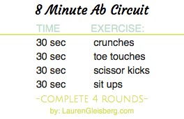 Pyramid HIIT Cardio & Ab Circuit - 11/3 - Lauren Gleisberg