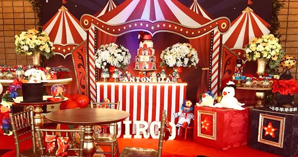 Bless Festas Eventos Decoraçao: Decoração Tema Circo