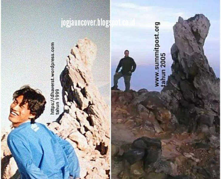 Foto Misteri Reinkarnasi Puncak Garuda dan Letusan Gunung Merapi ...