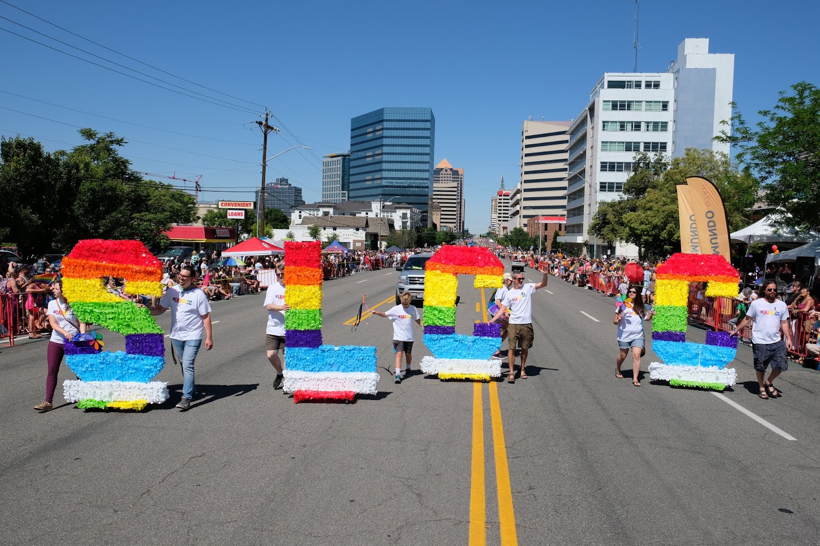 College Marches Among Thousands at Annual Pride Parade