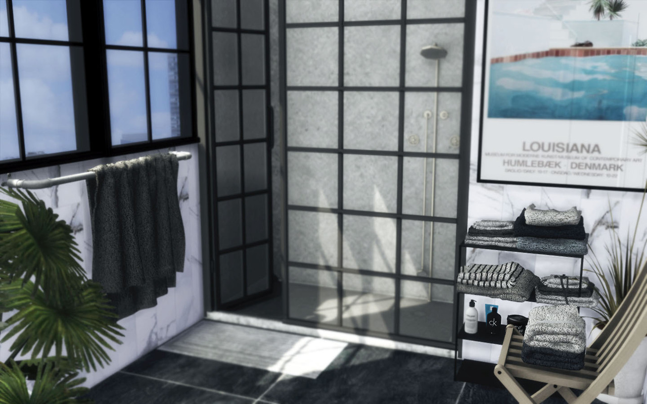 Sims 4 CC's - The Best: BATHROOM TOWELS SET CONVERSION by novvvas