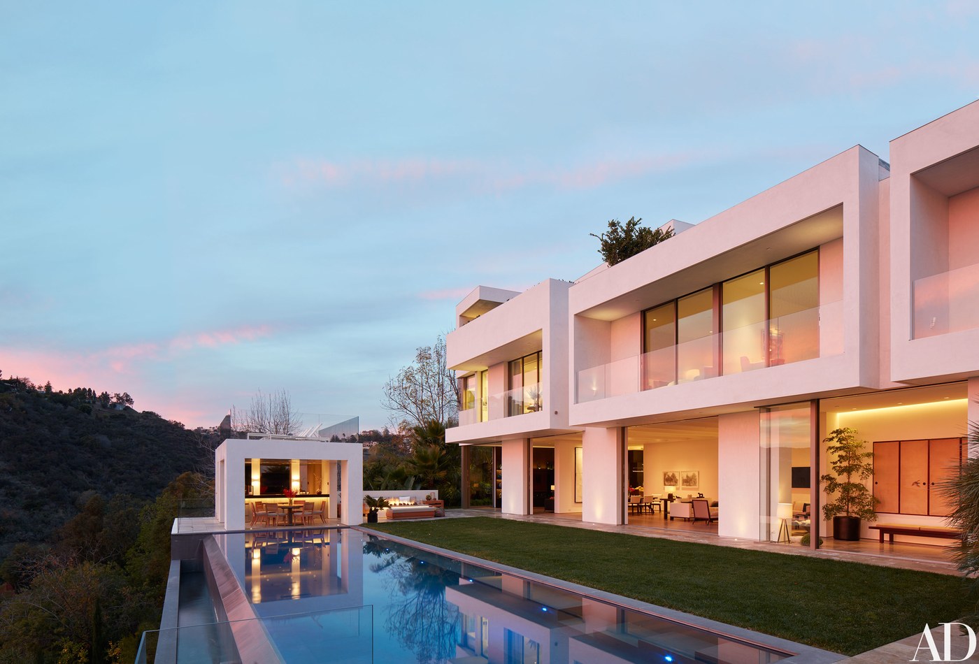 A casa moderna do arquiteto Mark Rios