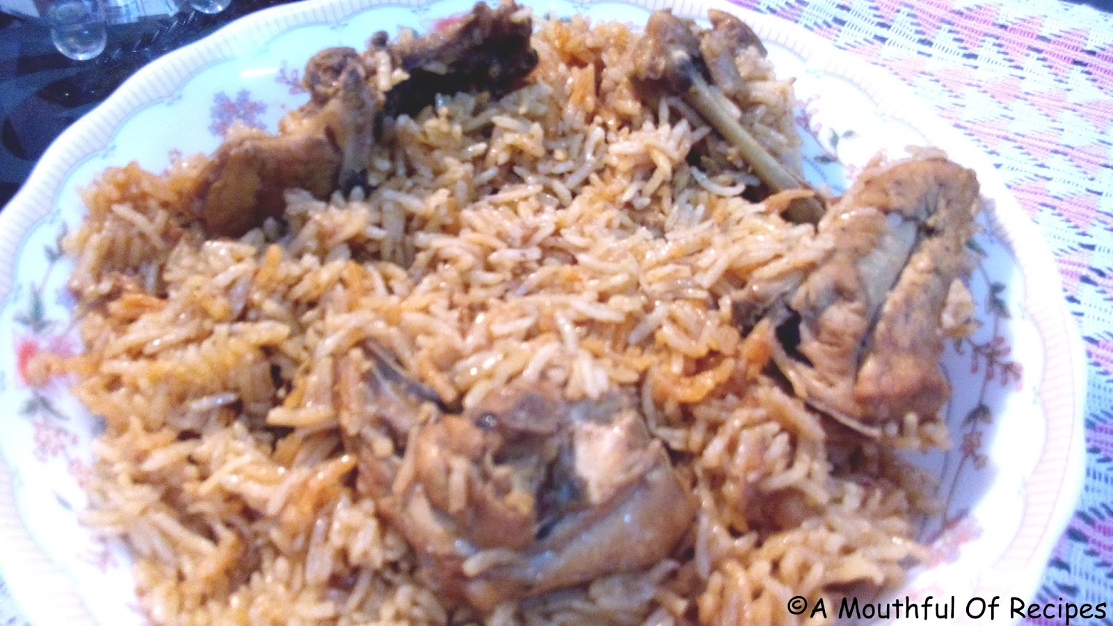 A Mouthful Of Recipes: Chicken Dum Pukht Biryani