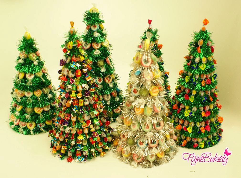 Fajne Bukiety - Słodkie bukiety: choinka