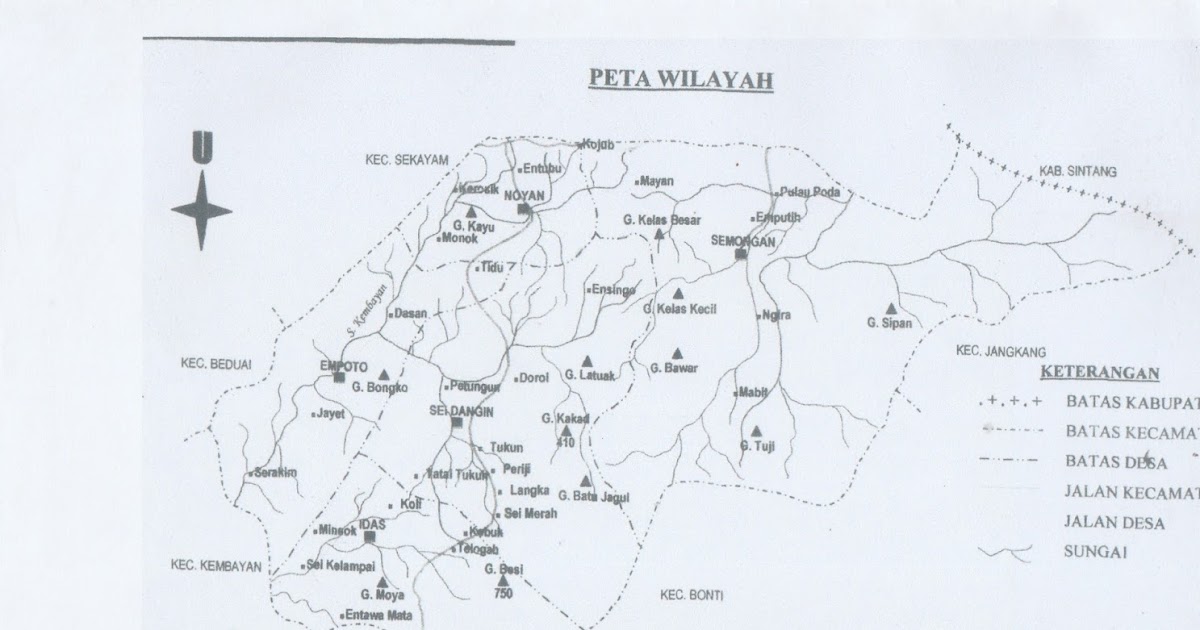 PUSKESMAS NOYAN: PETA WILAYAH KECAMATAN NOYAN