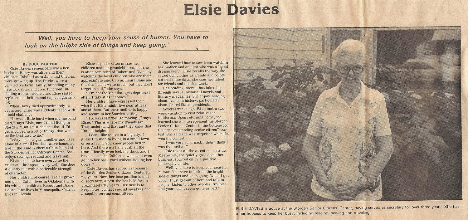 A Roe Blog: Elsie Margaret (ROE) Davies (1910-1986)