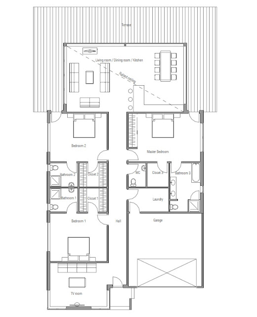 Australian House Plans: Modern House Plan CH147
