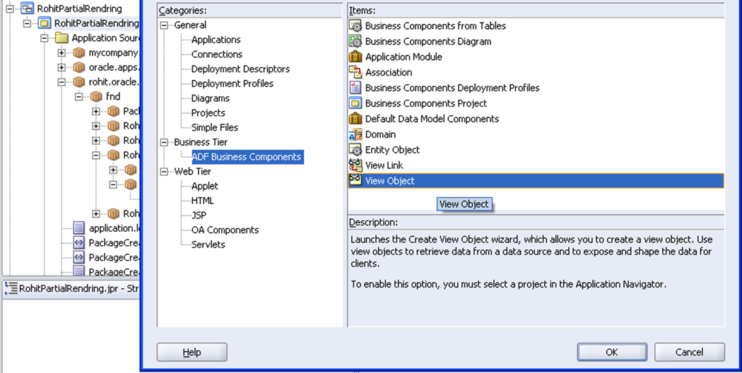 Oracle Application's Blog: Part2 Partial Rendering in OAF Page(Conditional Displaying Item On ...