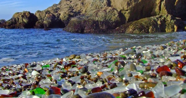 Trippy Places: One Man's Trash is Another Man's Beach - Glass Beach