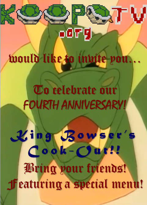 KoopaTV: King Bowser's Cook-Out!!