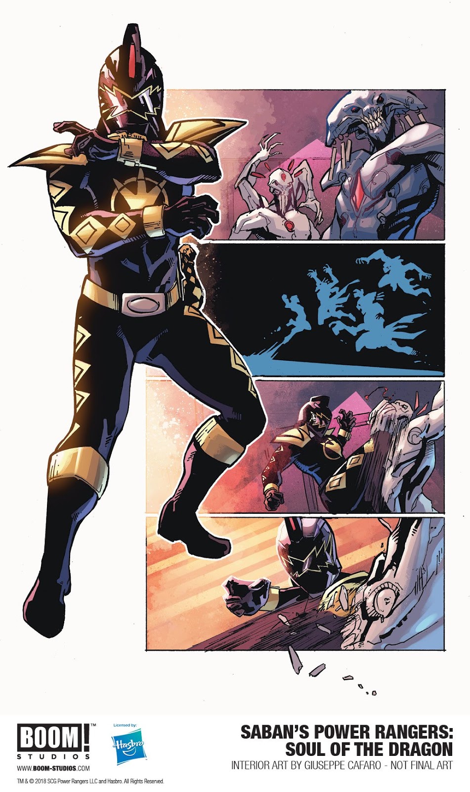 Previews for Power Rangers Soul of the Dragon Released - JEFusion