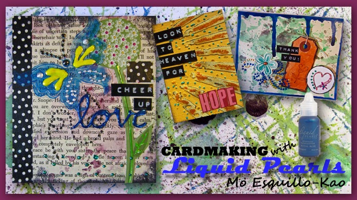 Create and Easy Card with Patterned Paper, Punches, and a White Gel Pen ...