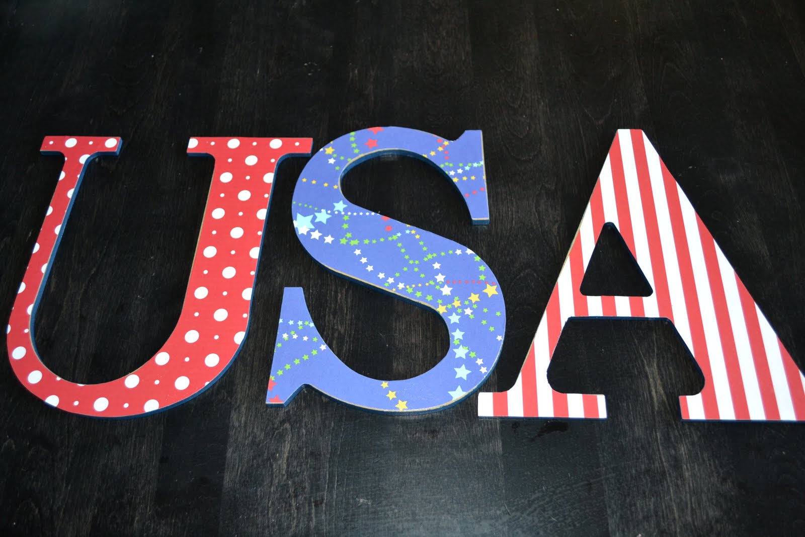 Nifty Thrifty & Thriving: USA Letters