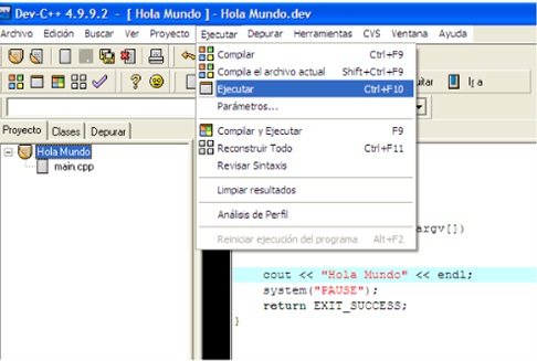Tutorial programa DEV 4.9.9.2