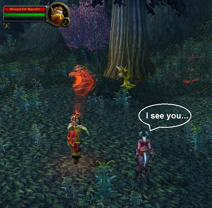 WoW Rare Spawns: Blood Elf Bandit and the Blood Elf Bandit Mask