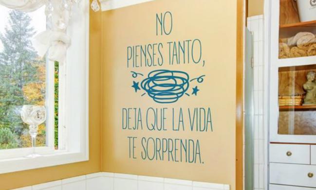 ...a nuestra manera: anuestradecomanera: paredes con frases