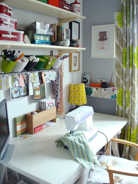 four square walls: sewing rooms & storage
