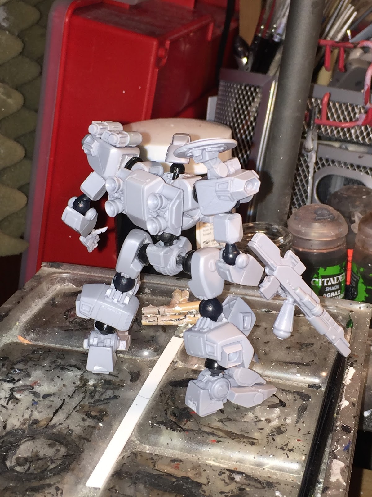 Musings of a Metal Mind: WIP: Another mecha resin garage kit.....