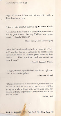 FURROWED MIDDLEBROW: Buried treasure: ELIZABETH FAIR (1908-1997)