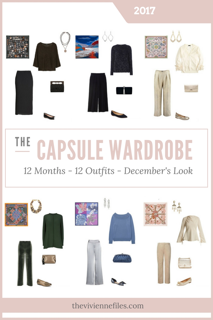 Build a Capsule Wardrobe in 12 Months, 12 Outfits - December 2017 | The ...