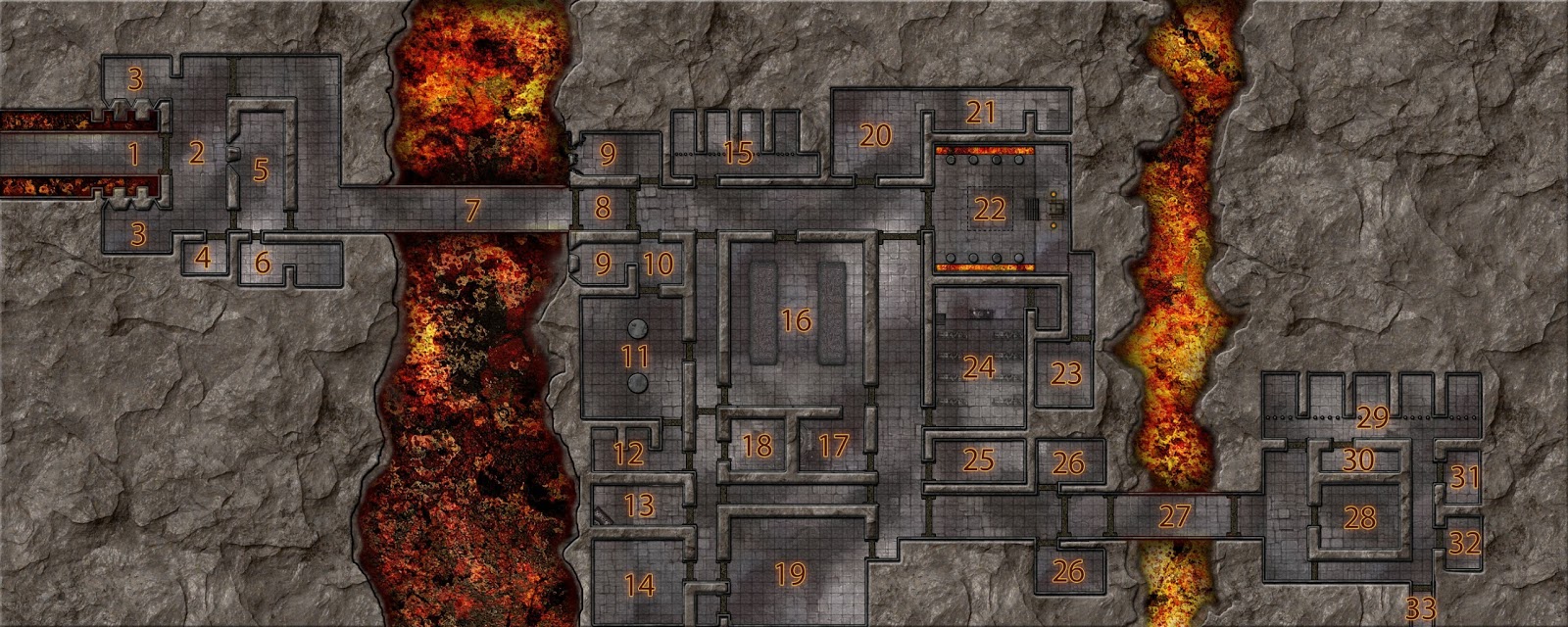 D&D Next: The Horned Hold Map - Points of Light