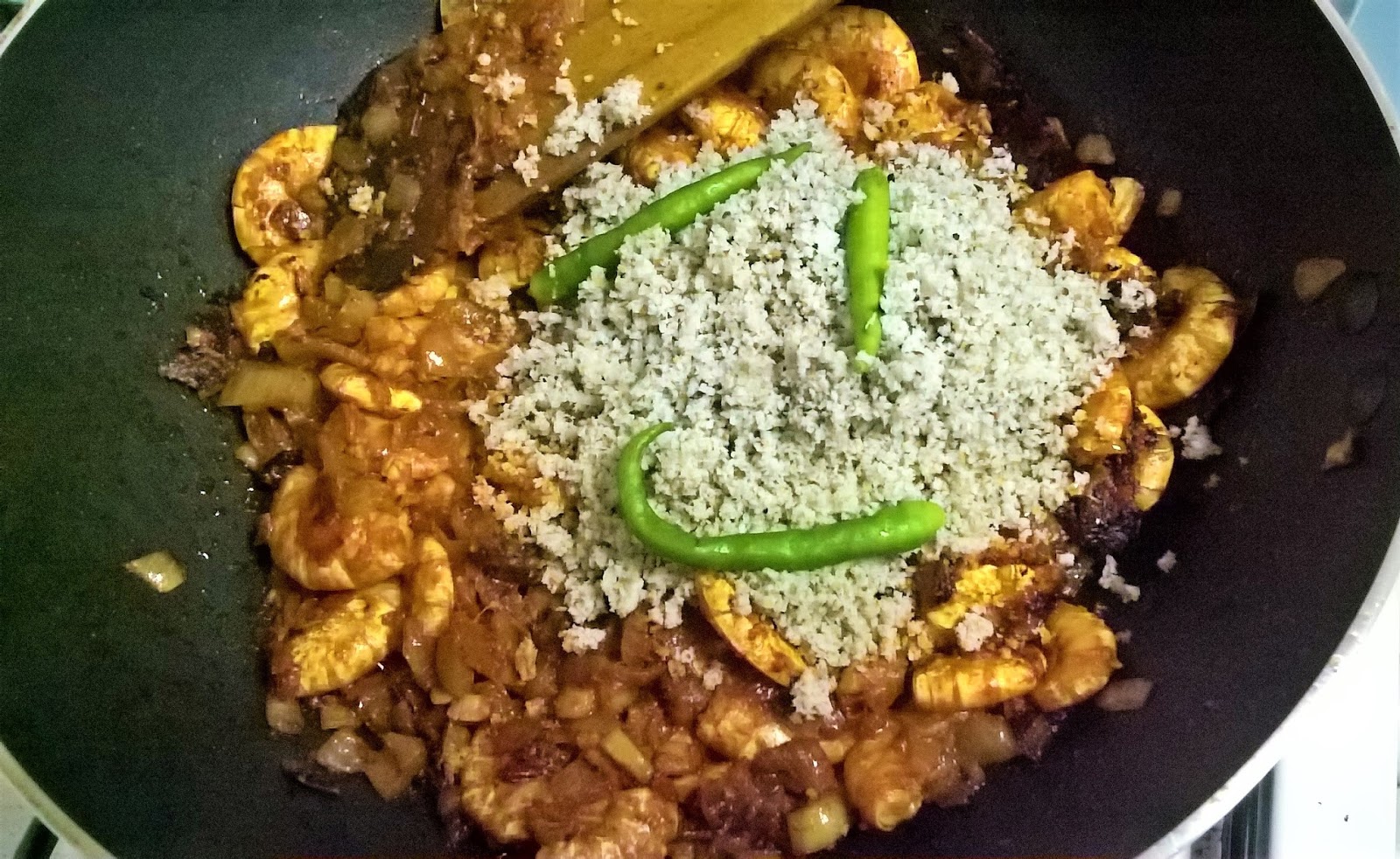 Bethica's Kitchen Flavours: Chingri Narkel Fry (Prawn Coconut Fry ...