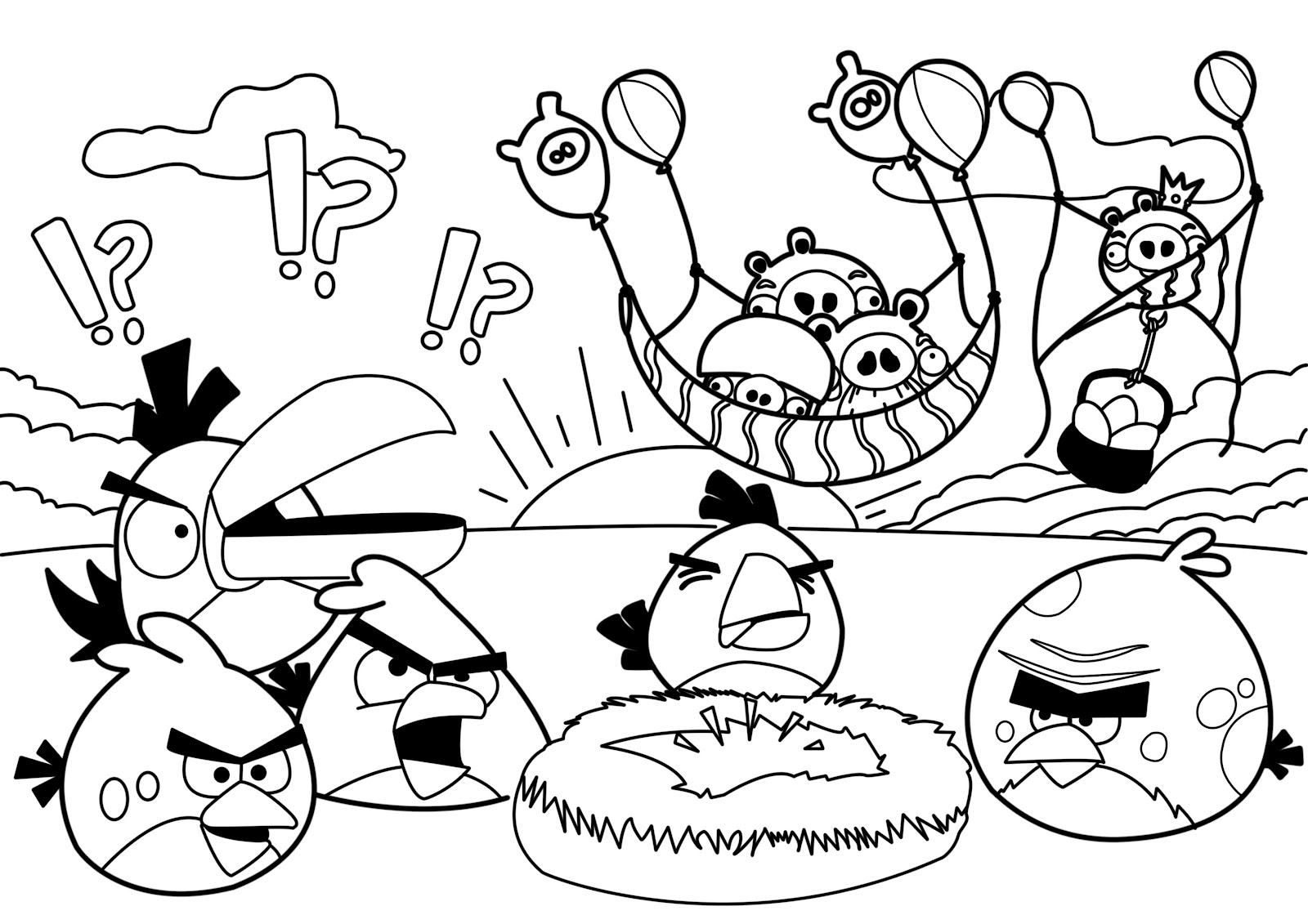 Unique Comics Animation: most useful angry birds coloring pages