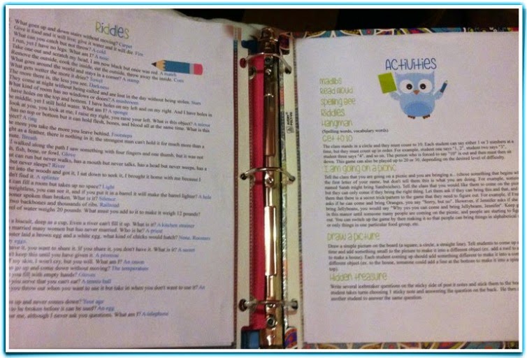 Ready To Learn: My Substitute Teacher Must Haves!