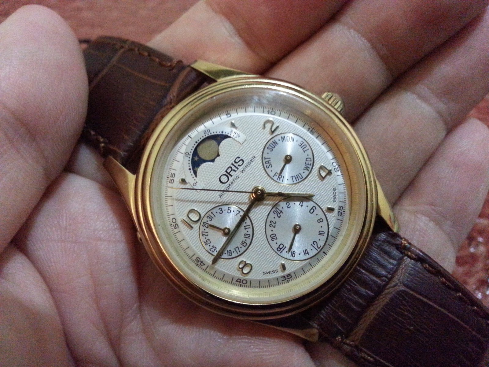 Just Ordinary Watch: (S O L D) ORIS Moonphase Automatic