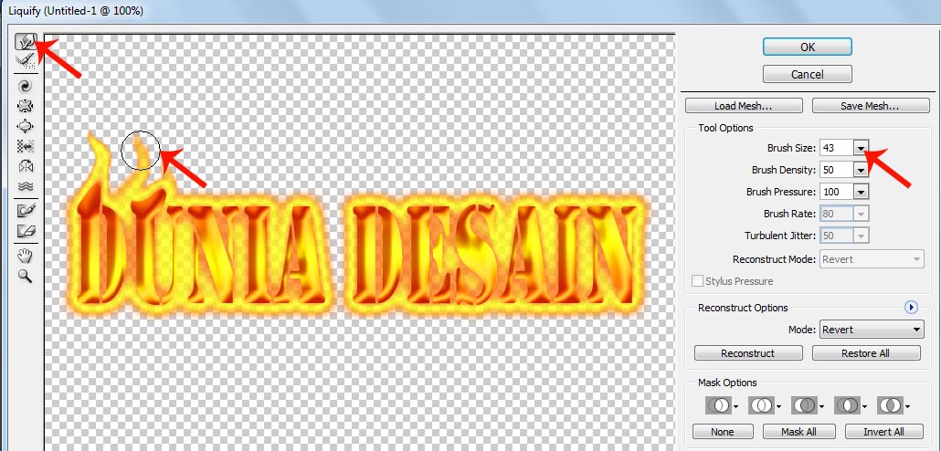 Cara Membuat Efek Api Menggunakan Photoshop. | Informasi Tak Berguna