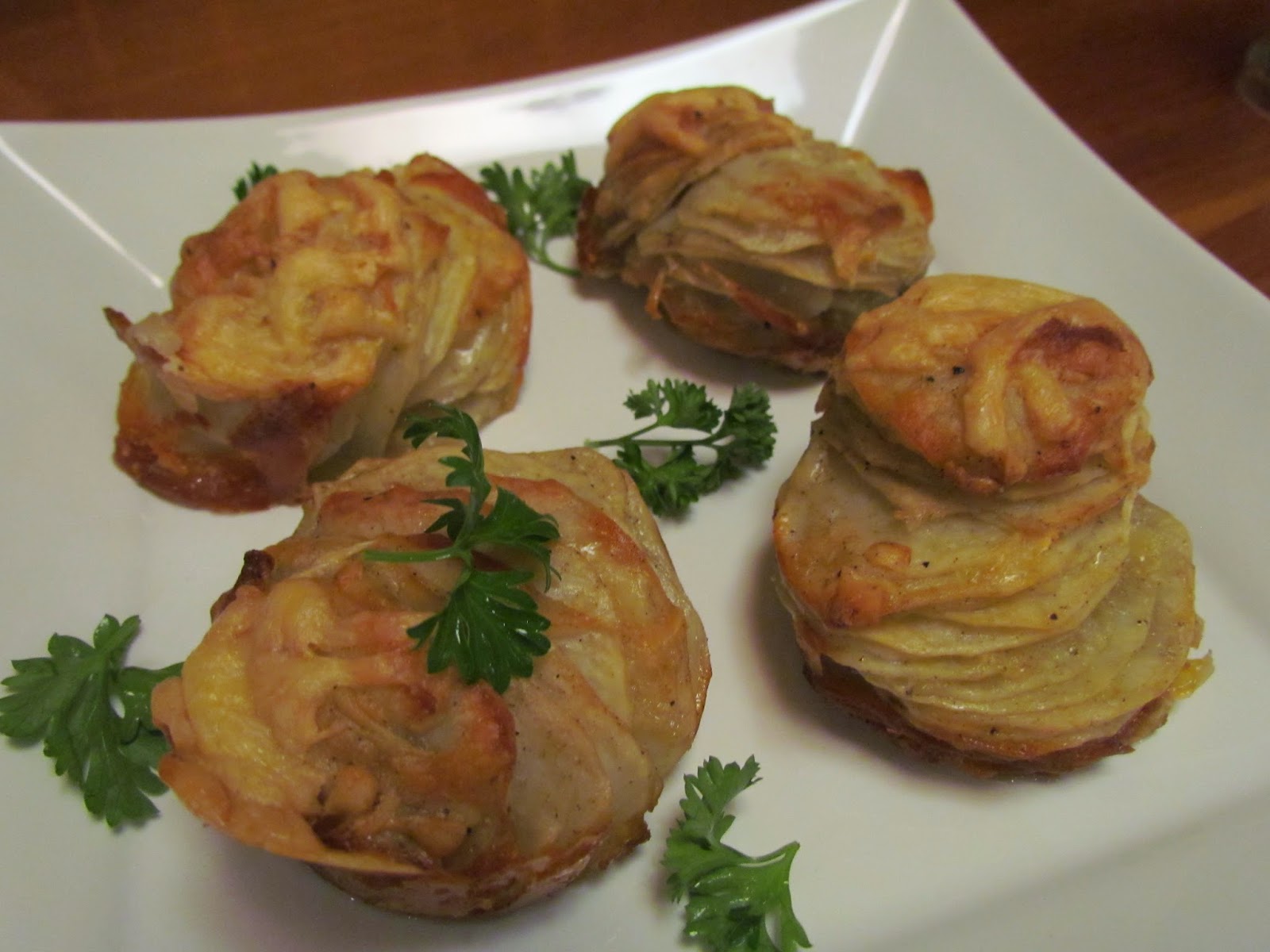 Rhubarb & Roses: Spud Stacks