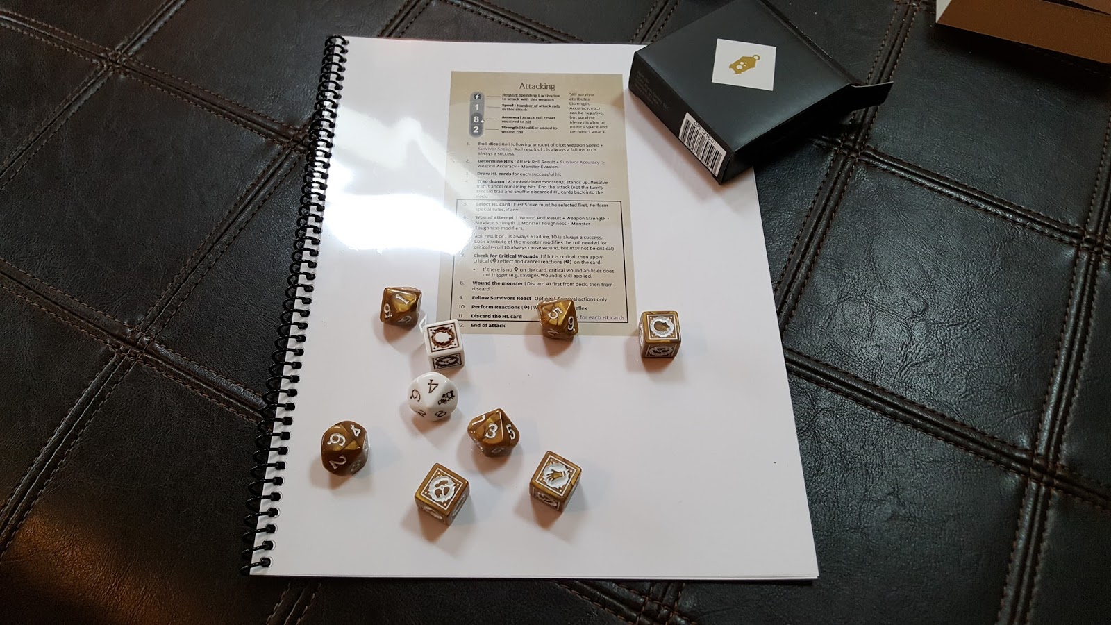 House of Zoxe: Nerd Things: Low Investment KDM Player Aid Booklet