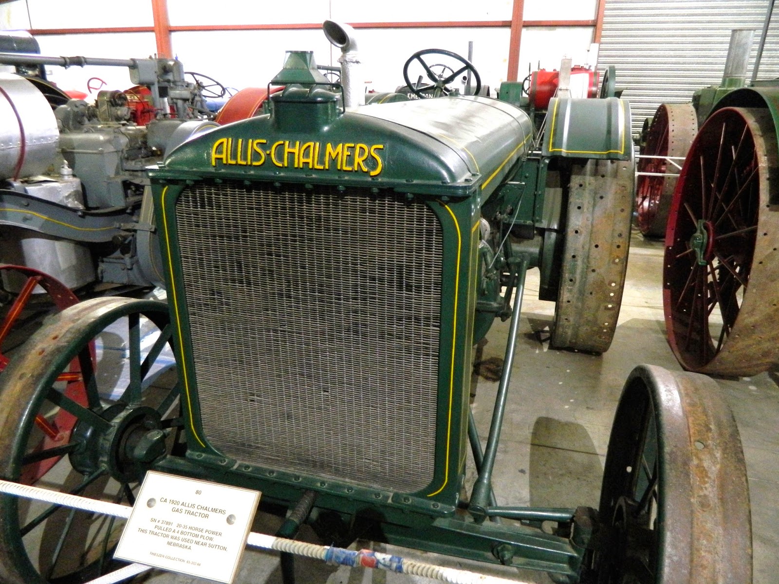 Stuhr Museum of the Prairie Pioneer's Tractors: 1928 Allis-Chalmers ...