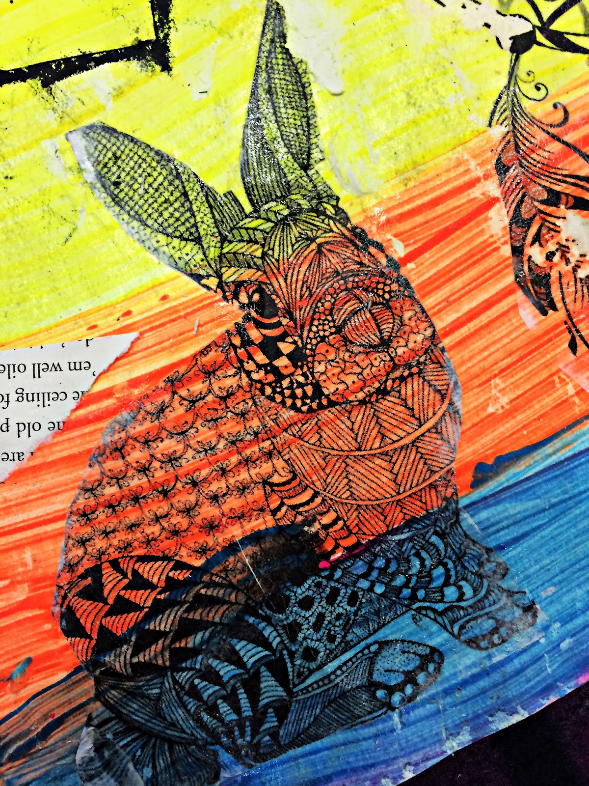 smART Class: 5th Grade multi media Collage