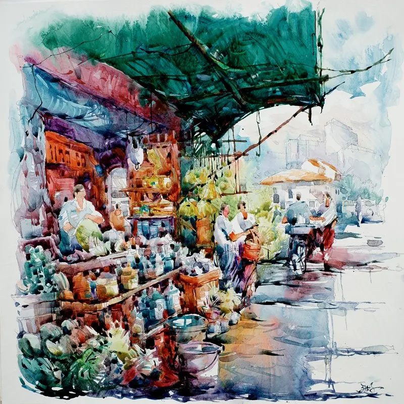 Tia Kee Woon, 1964 | Pittore acquarellista | Masterpiece | Tutt'Art@