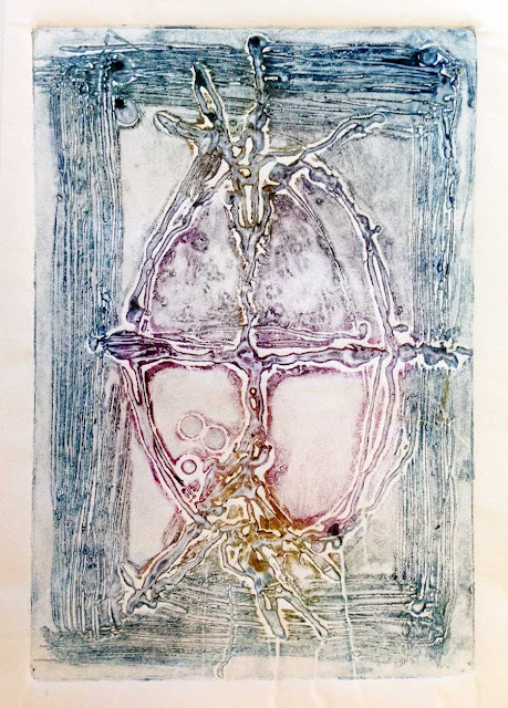 Judy Wise: Collographs with Akua Inks