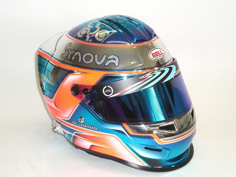 Racing Helmets Garage: Bell RS3 Pro G.Jamin 2011 by JCB Création