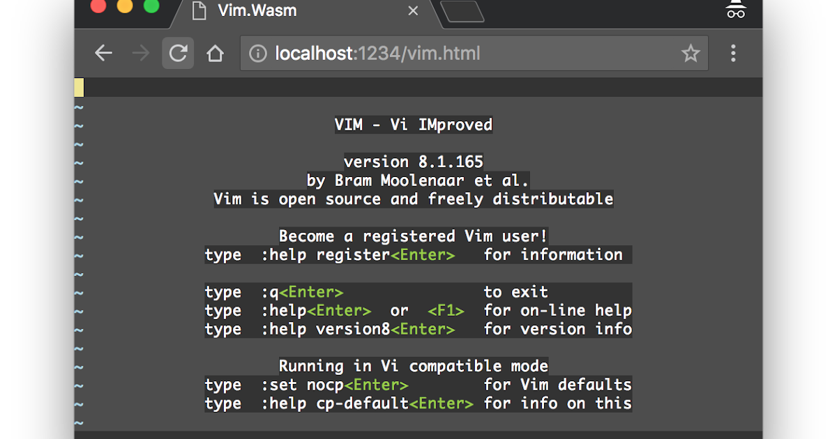 Vim.Wasm - Vim Editor Ported To WebAssembly - KitPloit - PenTest Tools ...