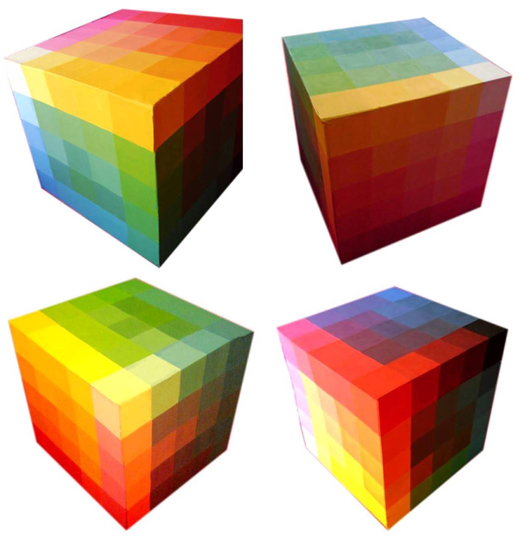 Bienvenidos al blog de Arte: ¿Cómo se hace un cubo de colores?
