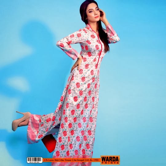 2- PC & 3-PC Lawn Dresses by Warda | Warda Lawn Collection 2014 ~ She9 | Change the Life Style