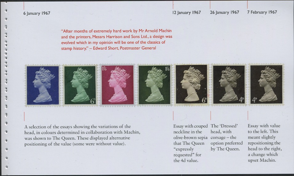 Norvic Philatelics Blog: Pictures of 30 essays and 42 stamps in Machin ...