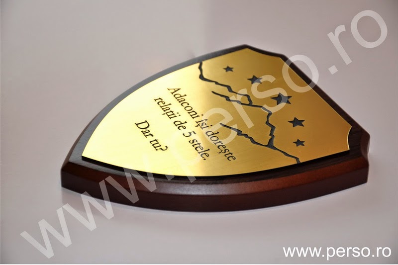 Diplome personalizate: Plachete gravate