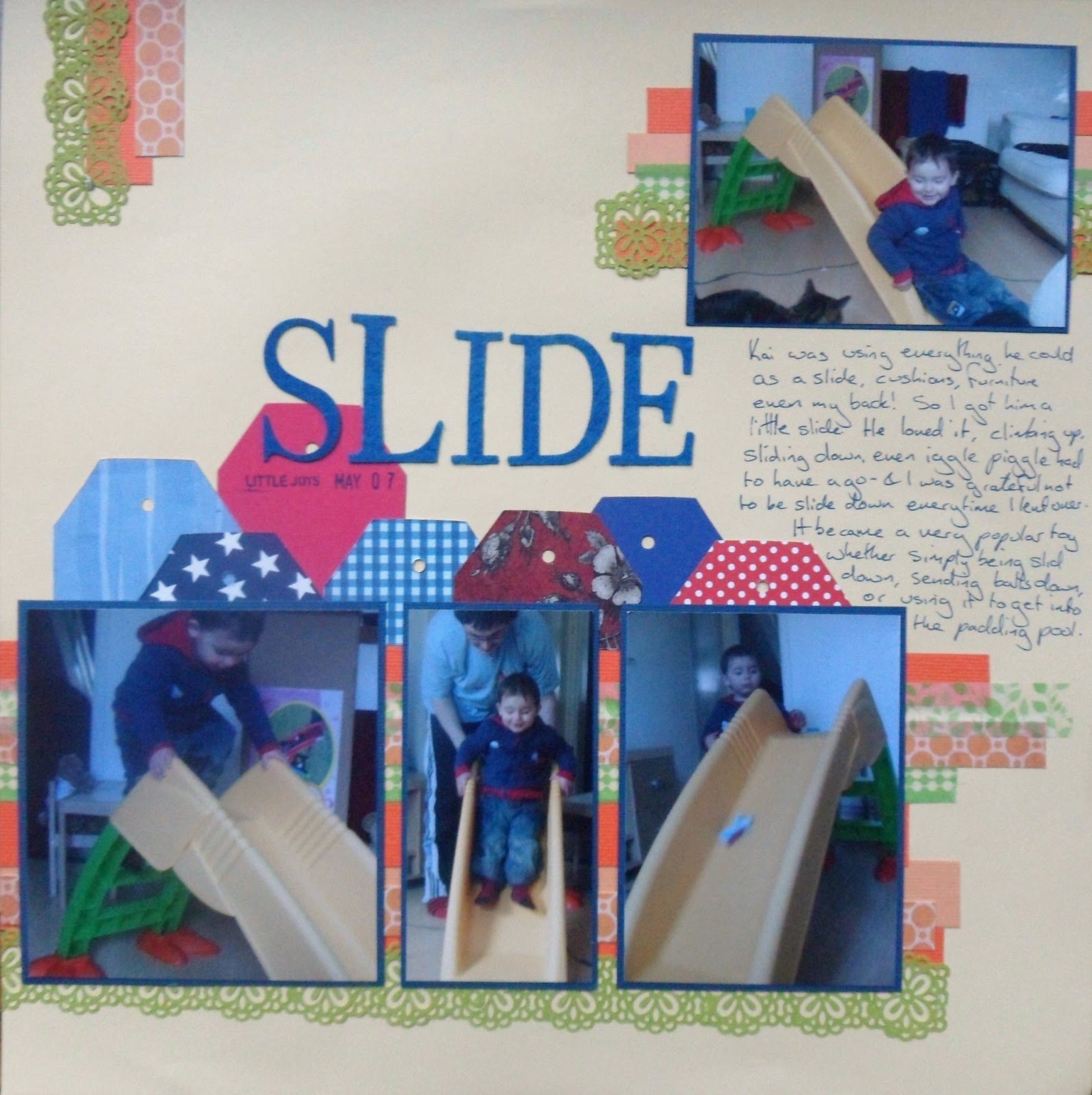 .K's crafty corner.: Scrapbooking: Slide