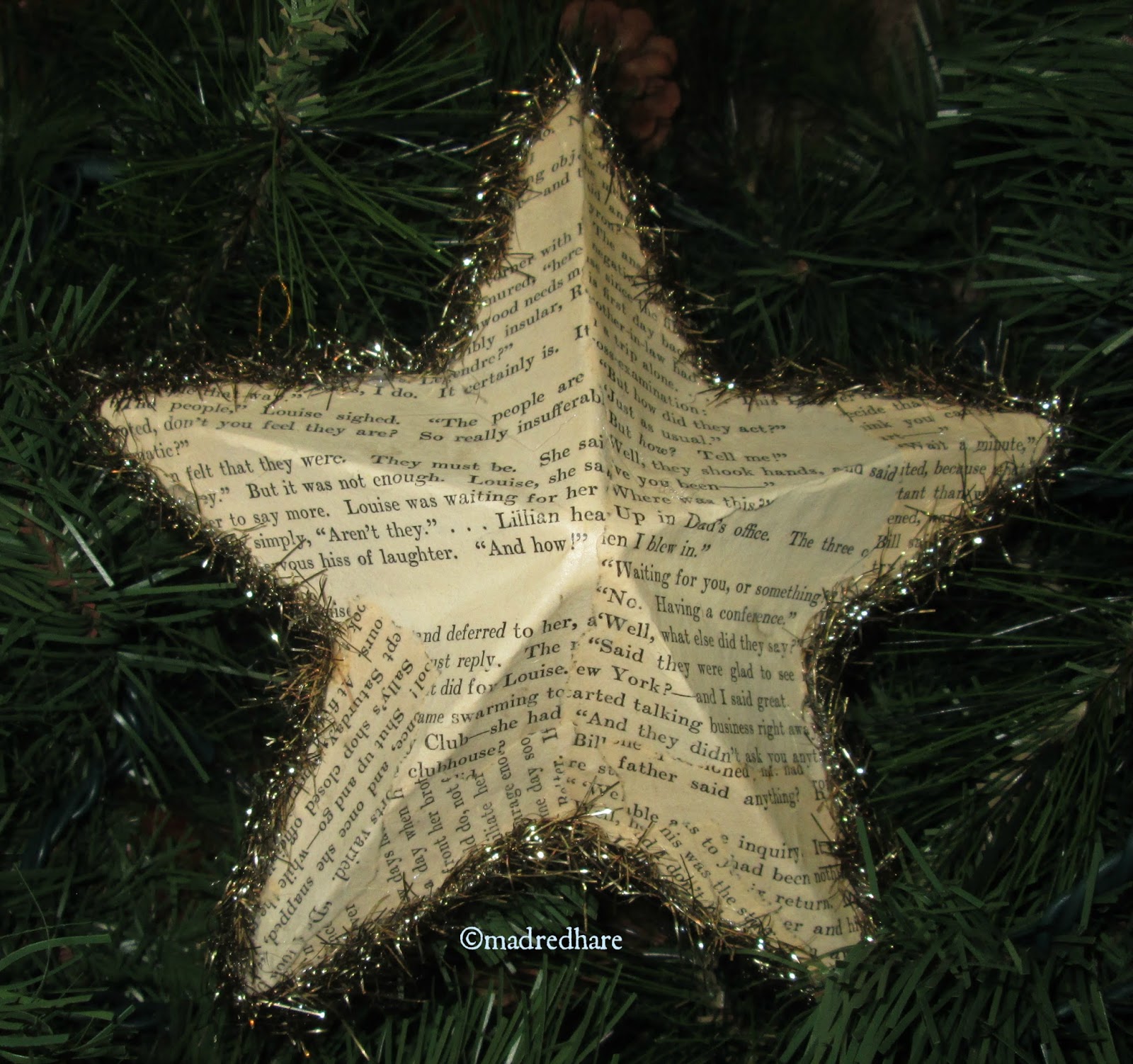 Mad Red Hare: Book Page Stars