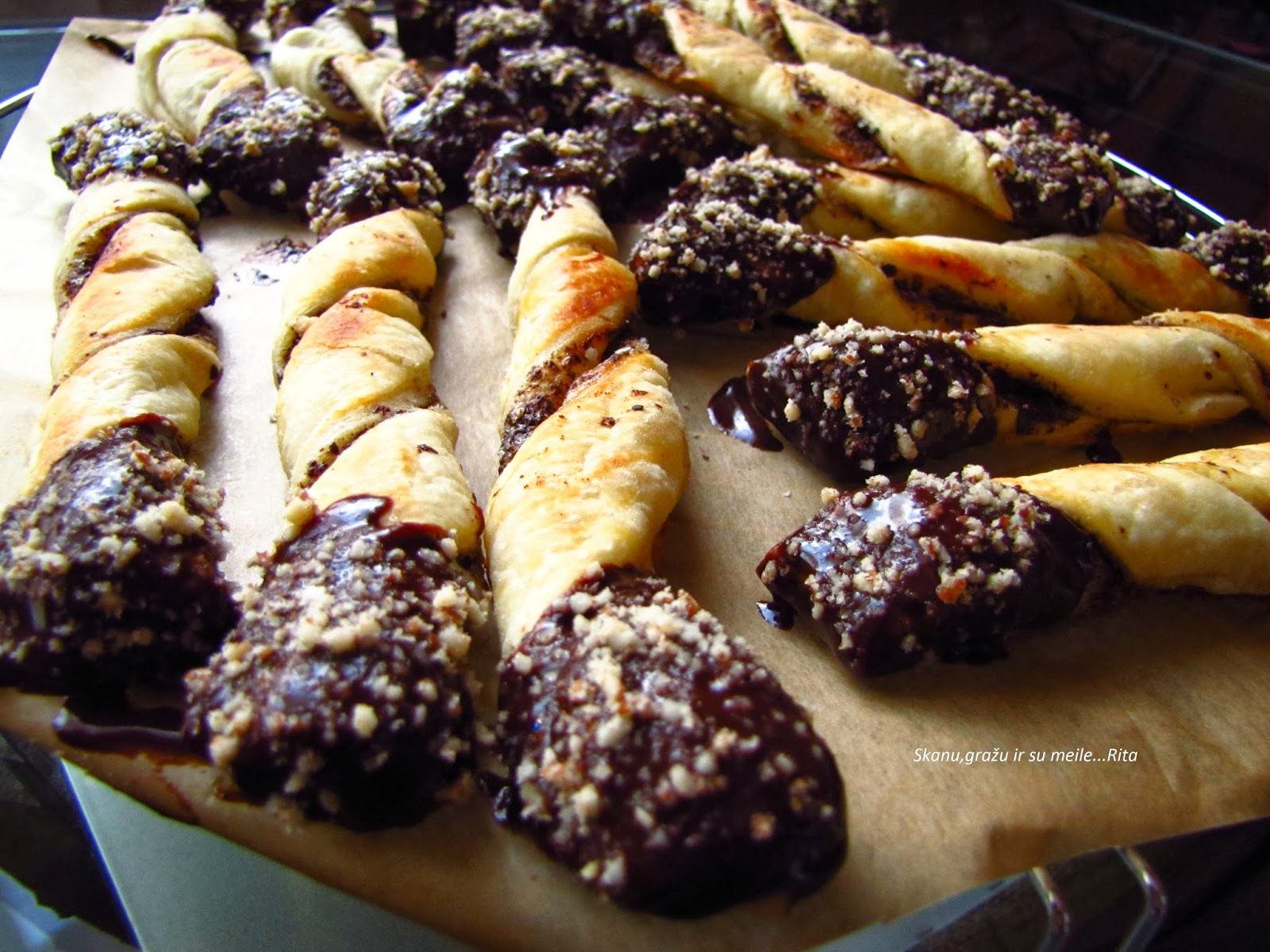 Ritos receptai : Lazdelės su cinamonu ir šokoladu