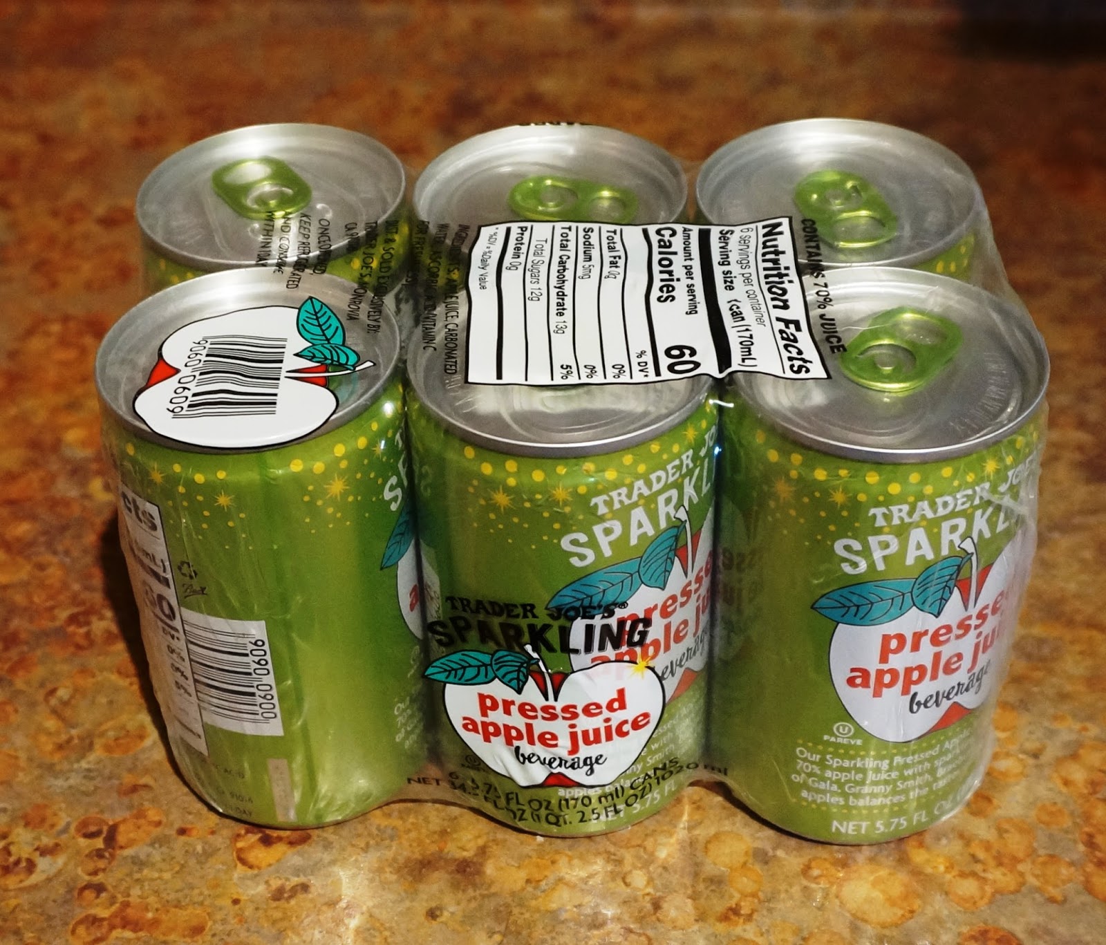 Exploring Trader Joe's: Trader Joe's Sparkling Pressed Apple Juice Beverage