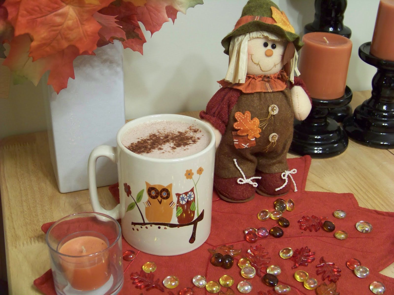 Whimsically Homemade: Thirsty Thursday - Pumpkin Spice Hot Chocolate