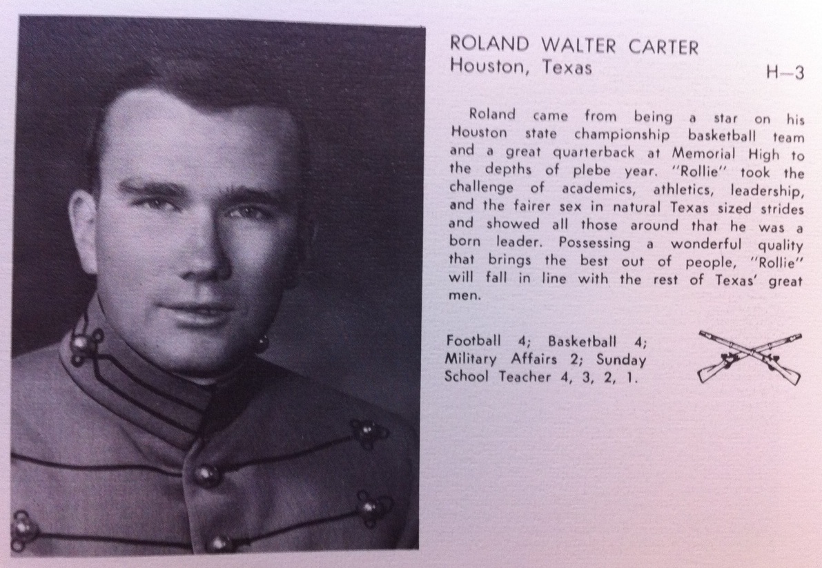 USMA Class of 1970: RIP, Roland W. Carter, H3, USMA 1970