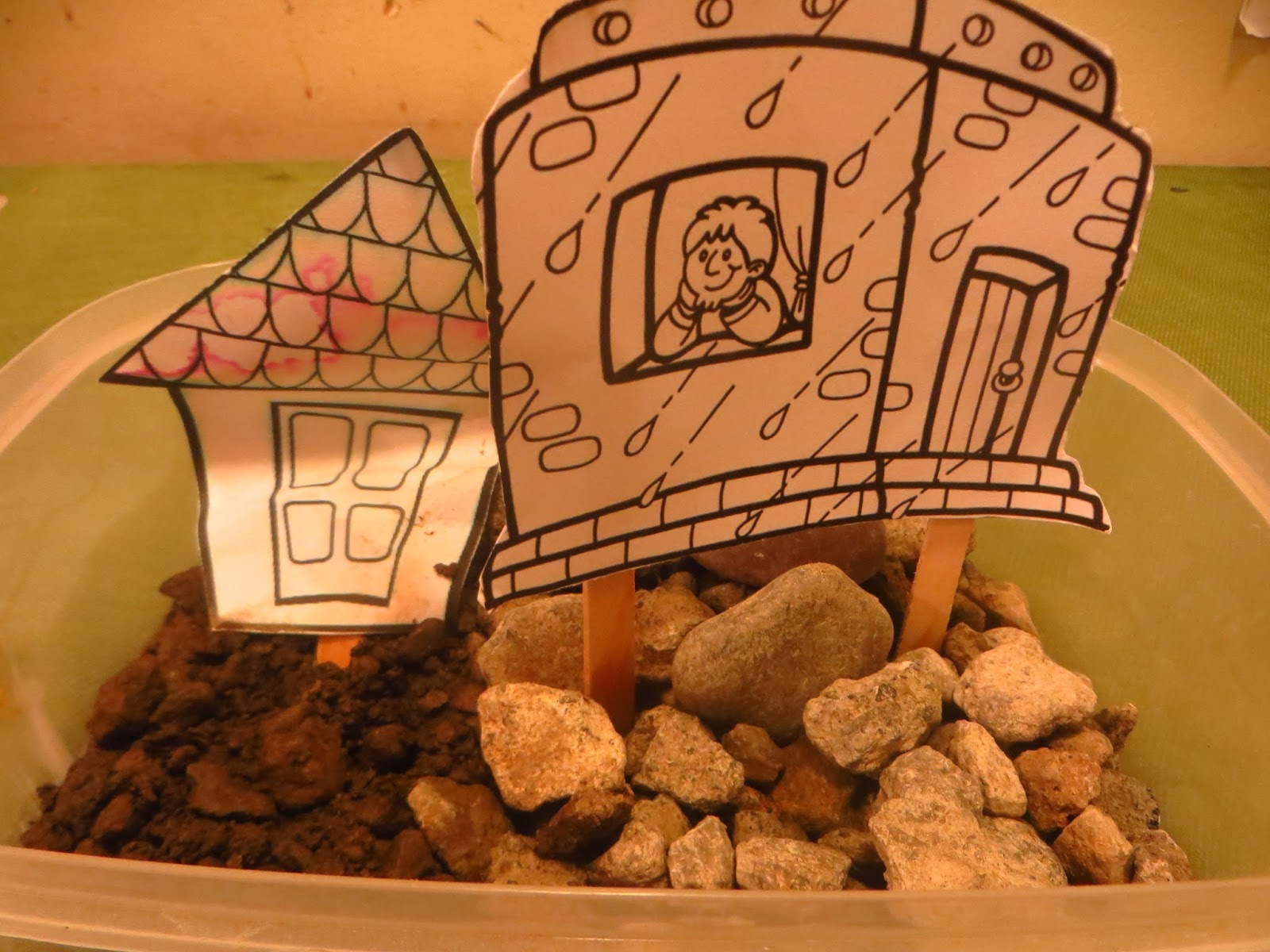 Little Seeds Of Faith: The Wise and Foolish Builders Lesson idea