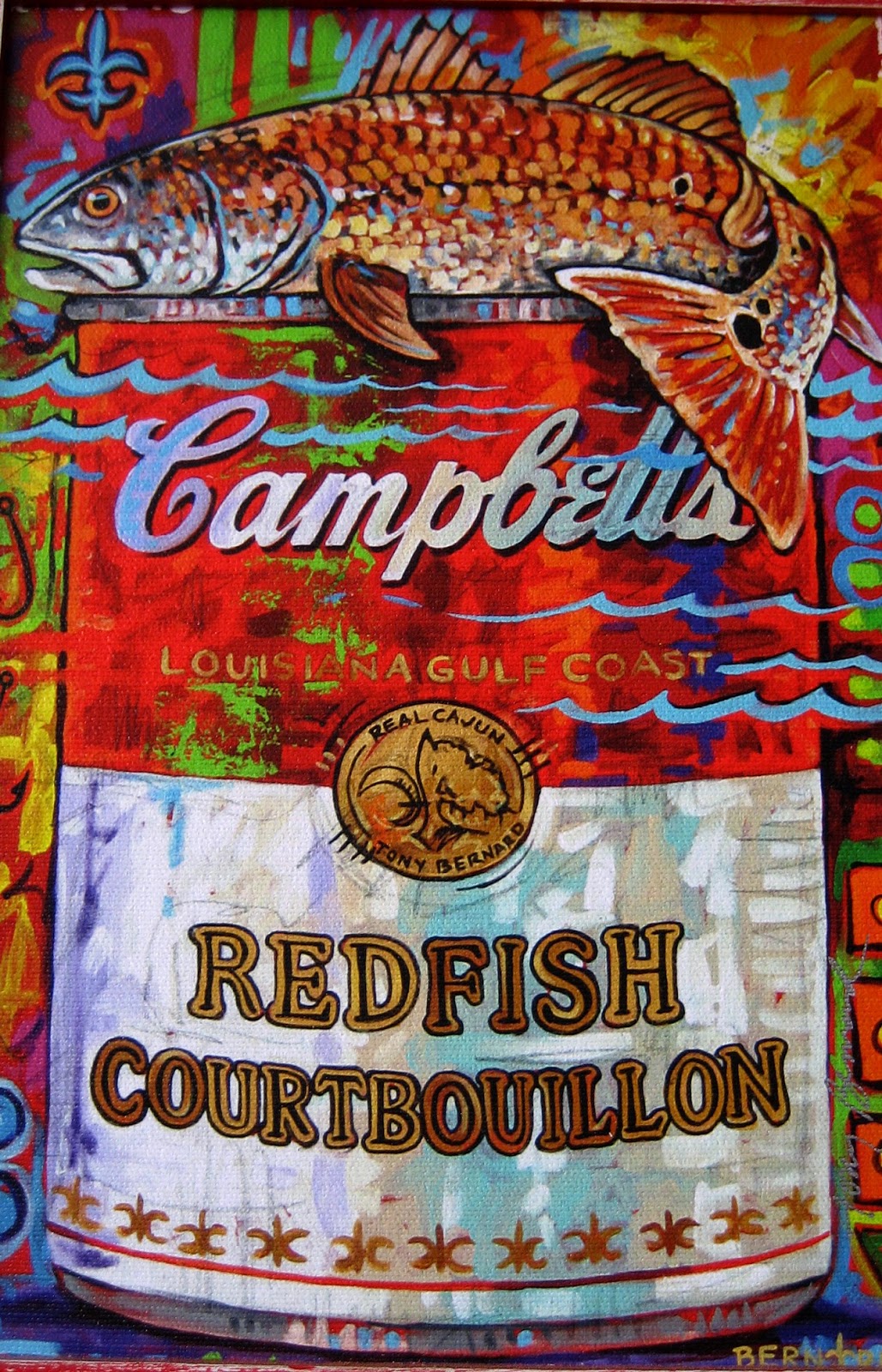 Living Rootless: Cajun Pop Art: Tony Bernard
